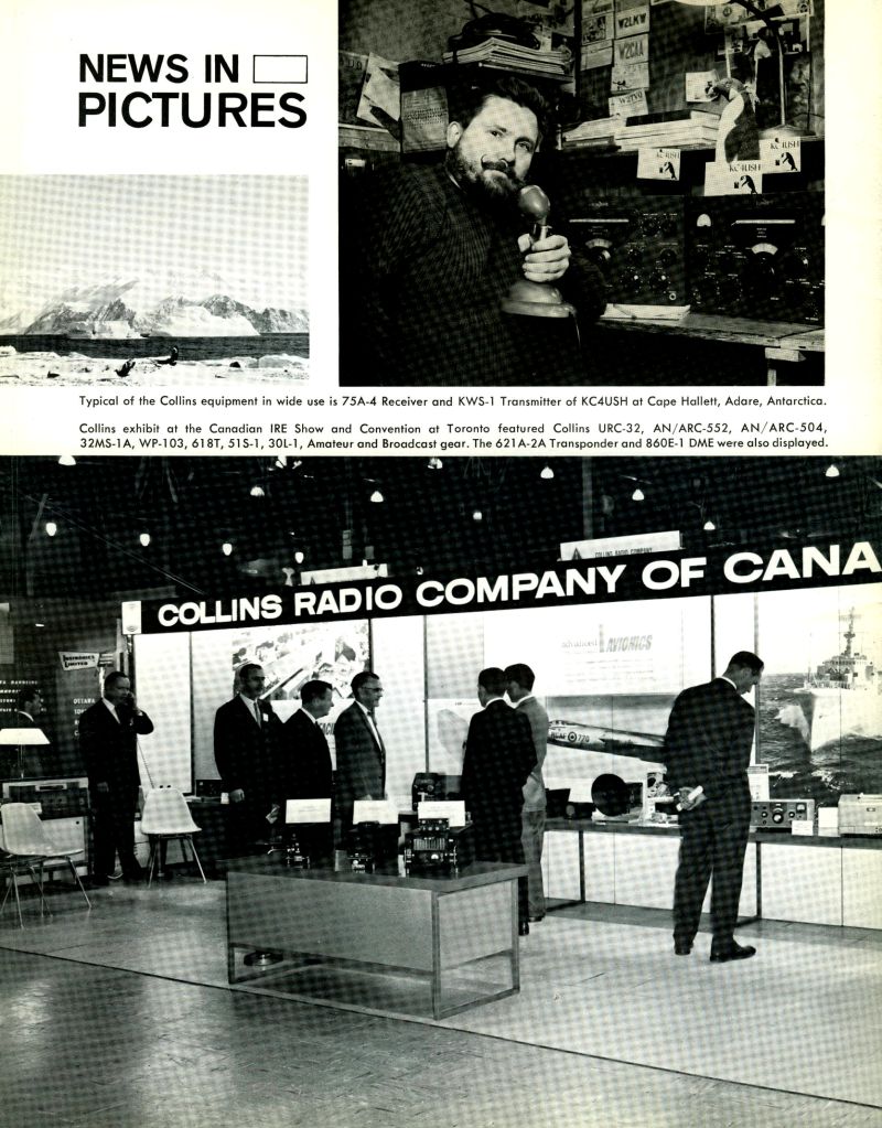 Collins Column, Display Page